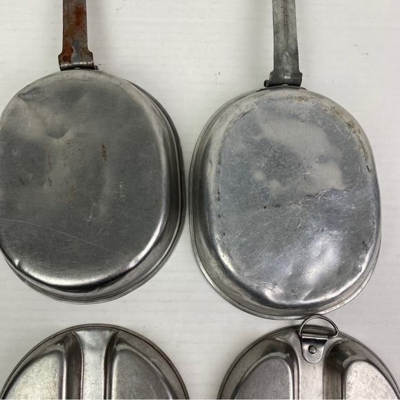 Dining | Vintage Us Army Mess Kits Wwii Era Leyse 1944 Agm Co 1945 ...